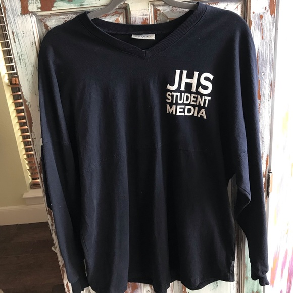Spirit | Tops | Jhs Navy Blue Journalism Spirit Shirt Johnson S | Poshmark